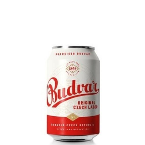 BUDVAR BEER Cans - 33 cl - kaasak