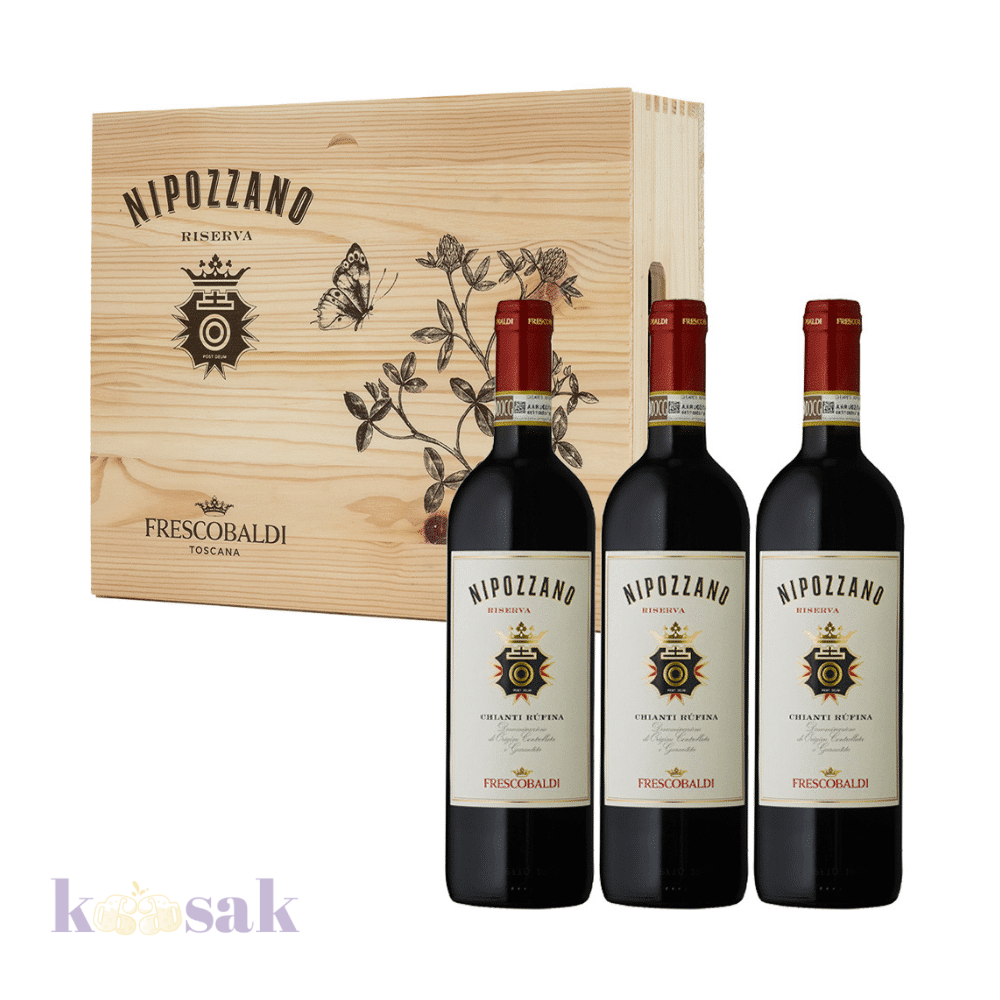 2019 Frescobaldi Nipozzano Chianti Rufina Reserva WoodBox - kaasak