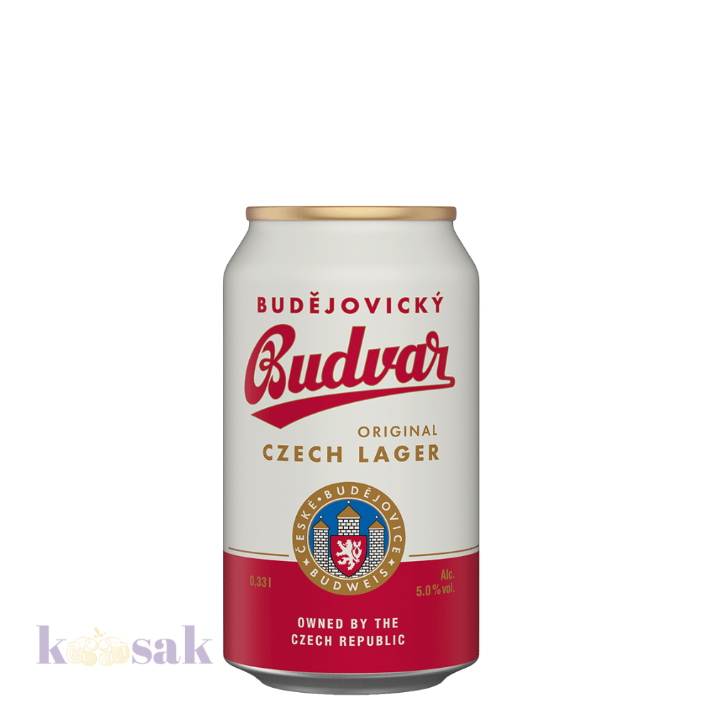 Budvar Beer Cans - 33 cl - kaasak